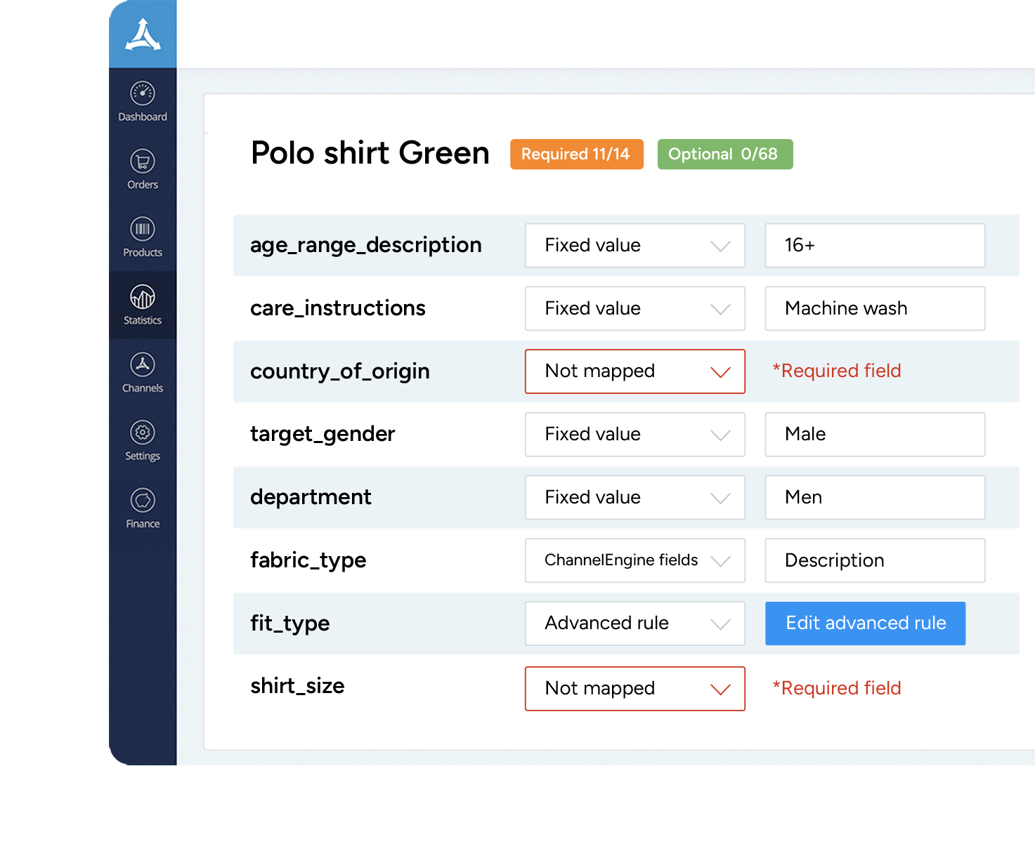 Try Smart Mapping for efficiently mapping your product attributes ...