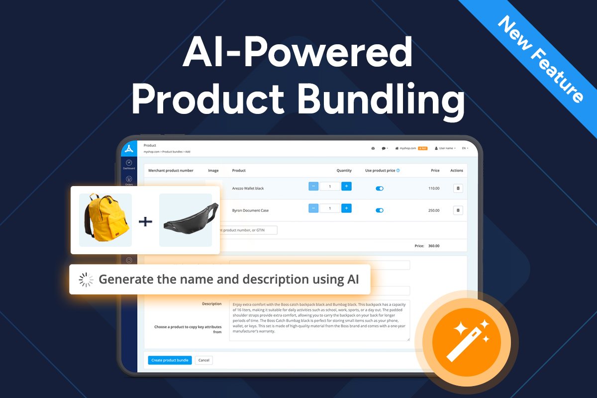 Save time and boost marketplace sales with our AI-powered product bundling