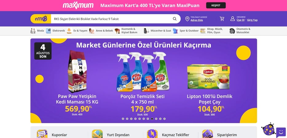 Top 9 online marketplaces in Turkiye in 2025